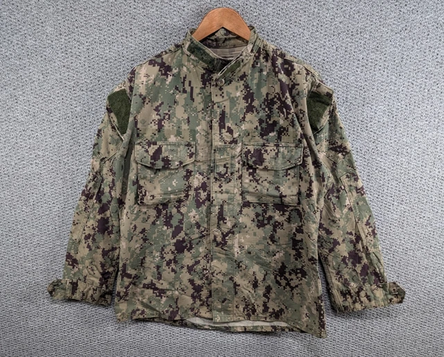 GENUINE US NAVY Digital Camo Rip Stop Working Uniform Type III Blouse ...
