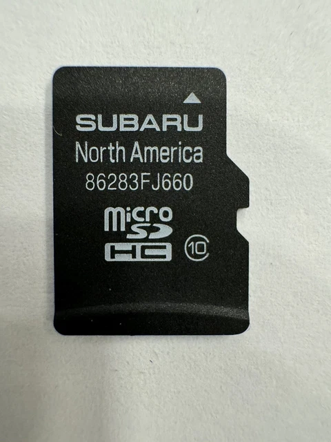 SUBARU CROSSTREK (2017), Forester STI WRX (2018) Navigation Sd Card ...