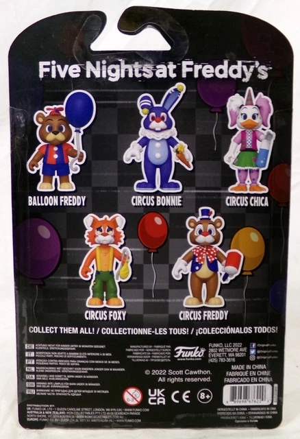 FIGURA CIRCUS CHICA De Five Nights At Freddy's De 5" Nueva Sellada EUR 17,22 - PicClick ES