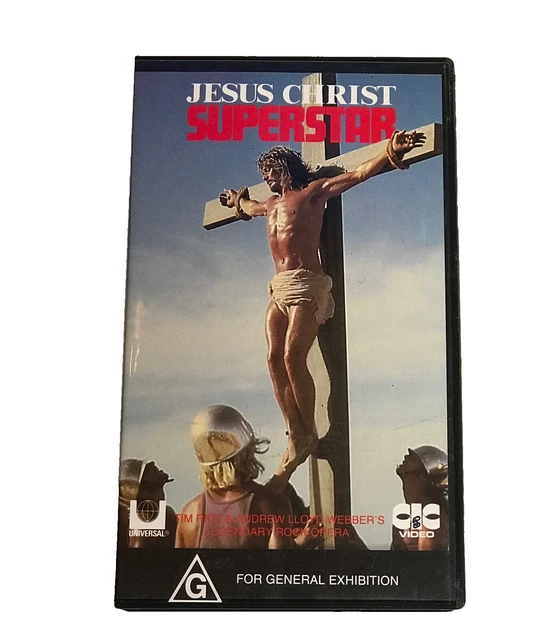 JESUS CHRIST SUPERSTAR VHS Movie Musical Video 1973 Andrew Lloyd Webber ...