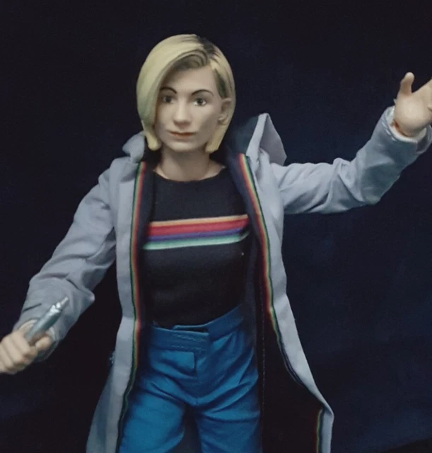DOCTOR WHO 13TH DOCTOR Action Figure 8 Inch Doll Model With Sonic ...
