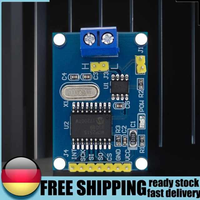 INTERFACE MODULE SPI Module MCP2515 CAN Bus Module for 51 MCU ARM ...
