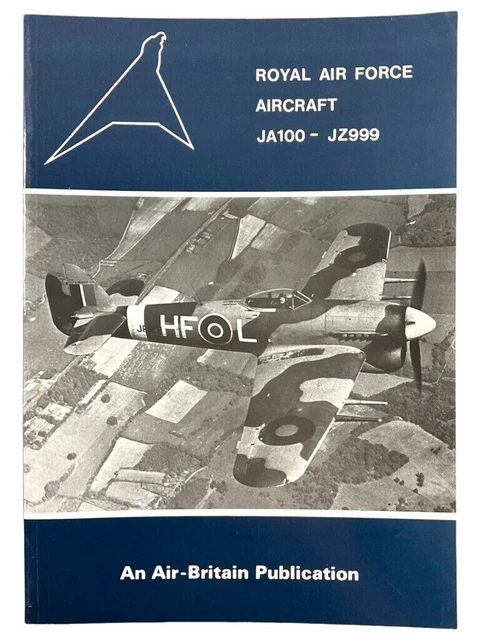 WW2 BRITISH RAF Aircraft Serial Numbers JA100-JZ999 Soft Cover ...