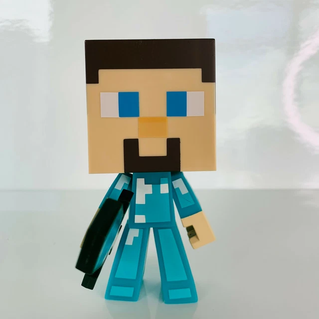 6'' MOJANG MINECRAFT Steve With Sword Action Figure Home Decor By Notch ...
