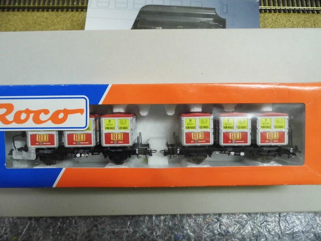 ROCO 46997 HO 2er Set Behältertragwagen EUR 35,00 - PicClick DE