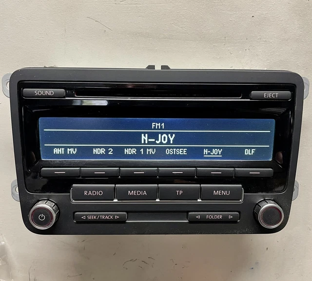 ORIGINAL VW RCD 310 Autoradio Radio Cd MP3 Spieler Inklusive Radio Pin ...