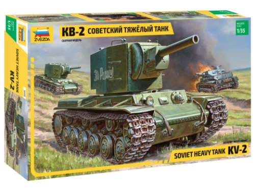 MODELLAUTO PANZER TANK Modell model kit bausatz Zvezda Soviet Heavy ...