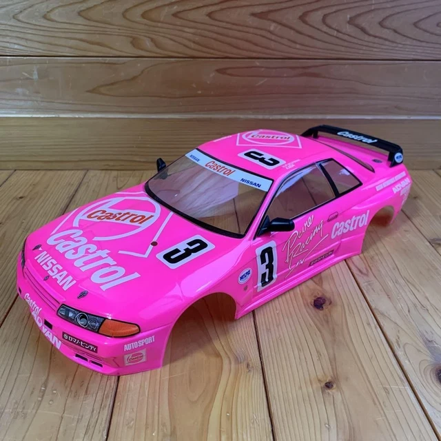 CORPS RADIOCOMMANDÉ TAMIYA Skyline Gtr R32 couleur rose sans risque EUR ...
