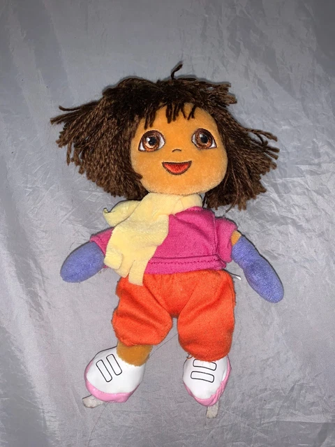 TY BEANIE BABIES DORA THE EXPLORER AS ICE SKATER 6" Plush Winter £12.69 ...