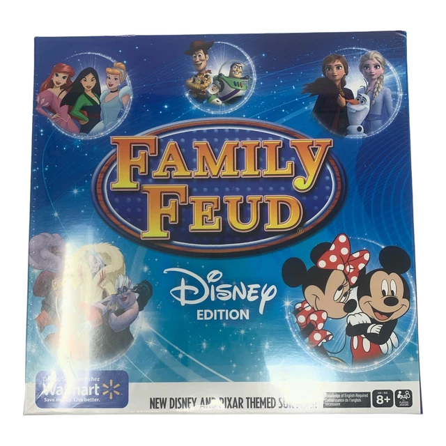 DISNEY EDITION FAMILY Feud Board Game 2021 Version Factory Sealed New ...