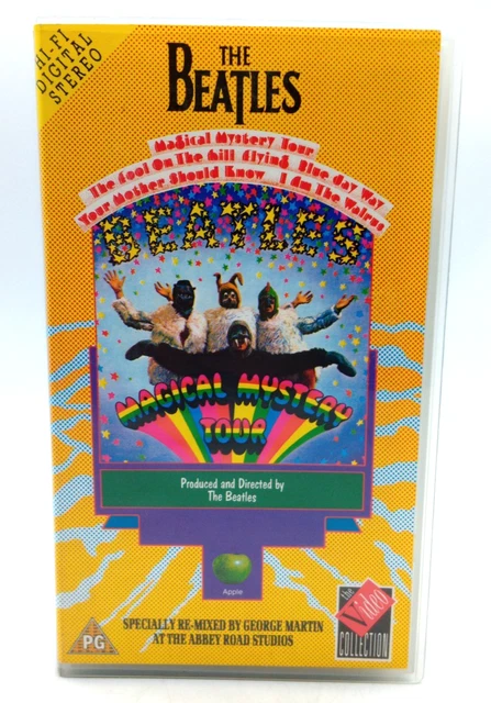 THE BEATLES - Magical Mystery Tour - 1989 VHS Video Cassette - Cert: PG ...