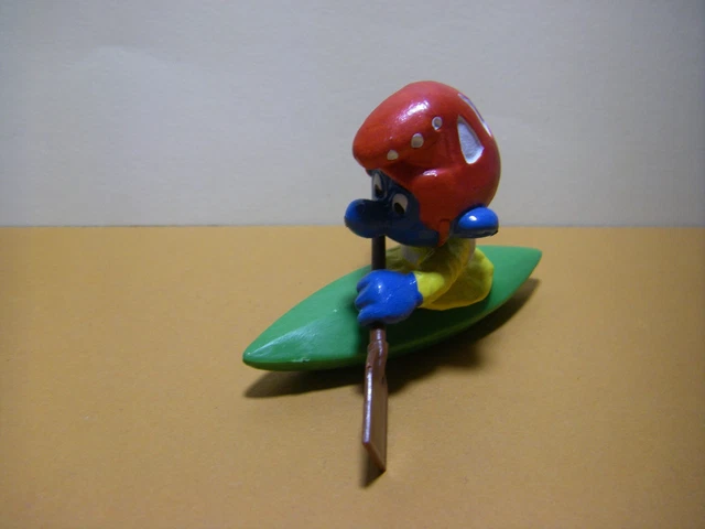 40502 KANUFAHRER SCHLUMPF Schleich Peyo W. Germany Schlümpfe Smurfs EUR ...