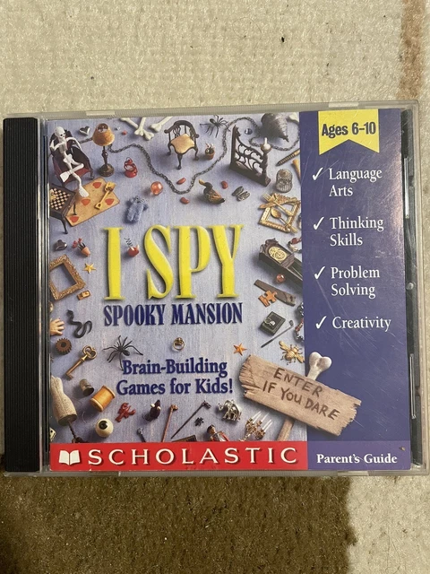 I SPY SPOOKY Mansion Scholastic - PC Game 1999 - Windows 95/98 $10.00 ...