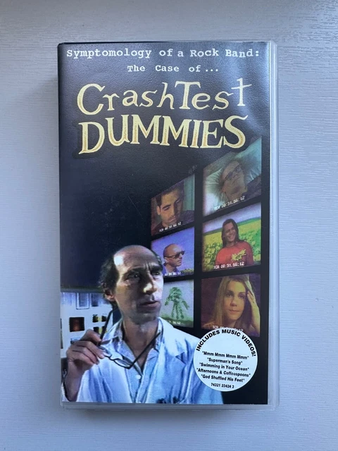 CRASH TEST DUMMIES - Symptomology of a Rock Band - Video VHS Tape £5.92 ...