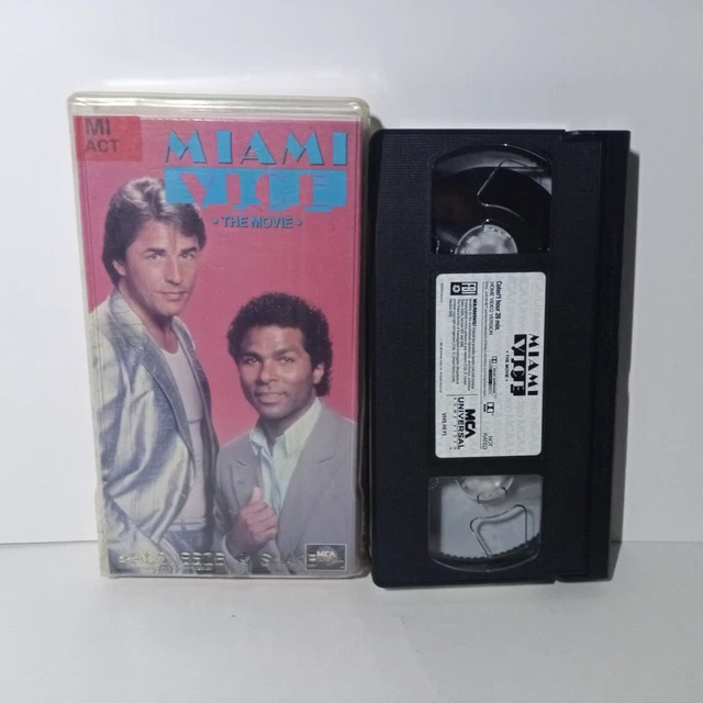 MIAMI VICE THE Movie VHS action crime drame Don Johnson vidéo ...