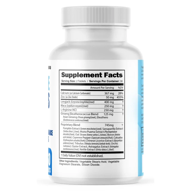 ENERGIZE MALE TABLETS to Support Energy & Stamina, Supplement 60 ...
