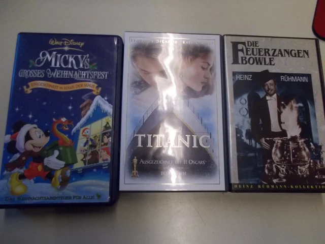VHS-FILME, SAMMLUNG, 20STÜCK, Various Genres, # Ik- 306 £59.92 ...