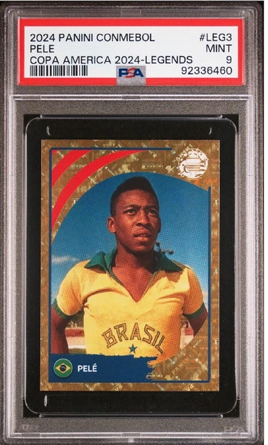 2024 PANINI CONMEBOL #Leg3 Pele Copa America 2024 Legends PSA 9! POP 1 ...
