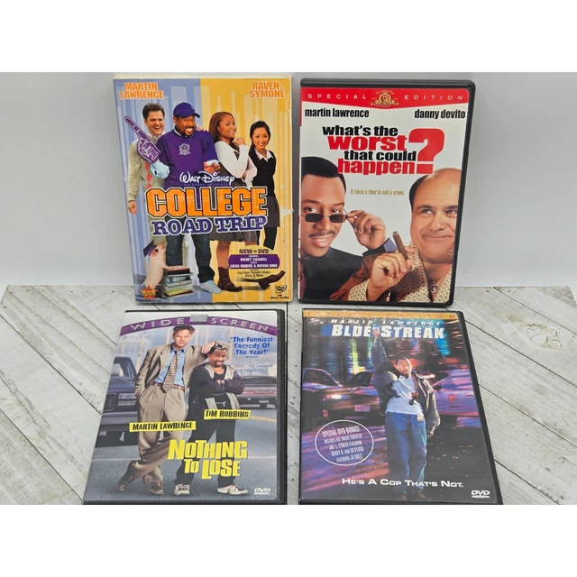 MARTIN LAWRENCE COMEDY Movie Dvd Bundle | Blue Streak | College Road ...