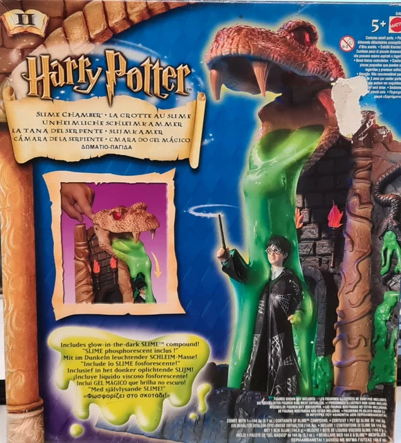 2001 MATTEL HARRY Potter Giant Oozing Snake Slime Chamber Collectable ...