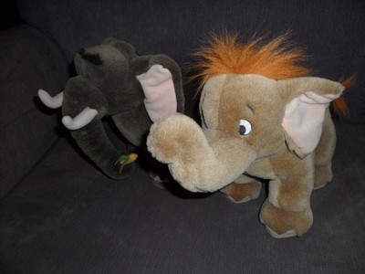 DISNEY THE JUNGLE Book Plush Colonel Hathi And Junior Elephant Pair ...