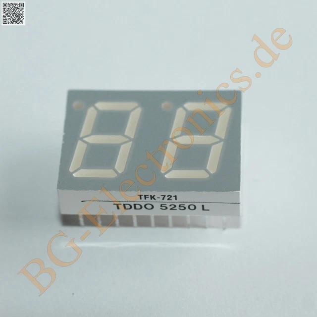 10 X ÉCRAN 7 segments TDDO-5250L TFK 10 pièces EUR 19,82 - PicClick FR