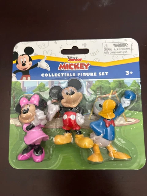 DISNEY JUNIOR MICKEY Collectible Figure Set Minnie Mouse Mickey Mouse ...