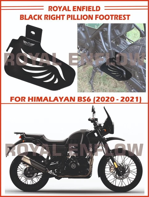 ROYAL ENFIELD BLACK Right Pillion Footrest for Himalayan BS6 (2020 ...