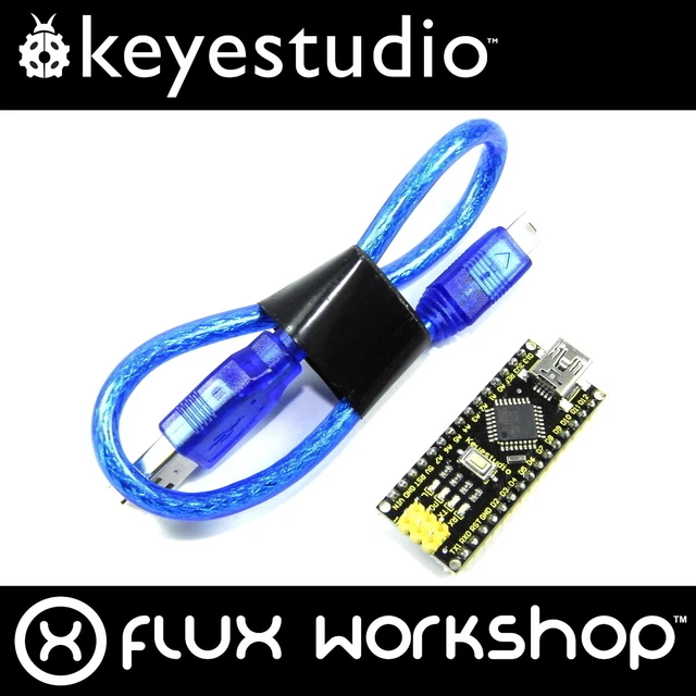 KEYESTUDIO ATMEGA328P BOARD KS0173 16 Nano (Compatible Arduino) Flux ...