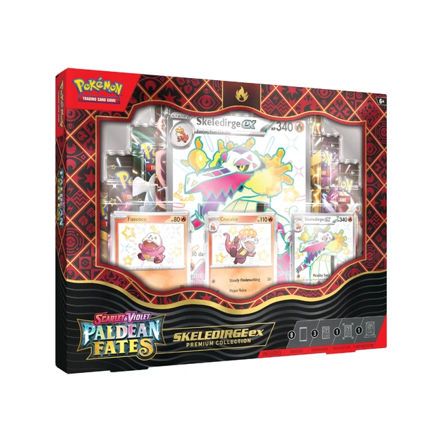 POKÉMON SCARLET & Violet: Paldean Fates Premium Collections Box ...