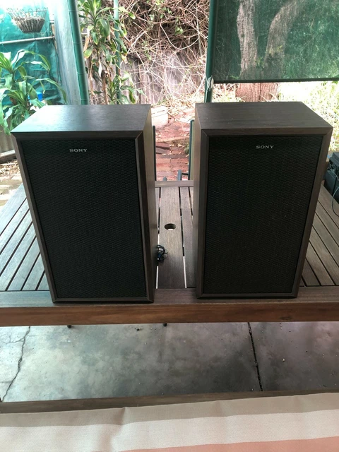 VINTAGE SONY SS-630 Speakers Pair Bookshelf £51.05 - PicClick UK