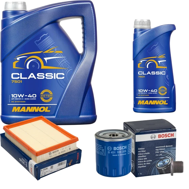 BOSCH INSPECCIÓN SET MANOL 6L Classic 10W-40 para Peugeot 206 Hatchback EUR 79,14 - PicClick FR