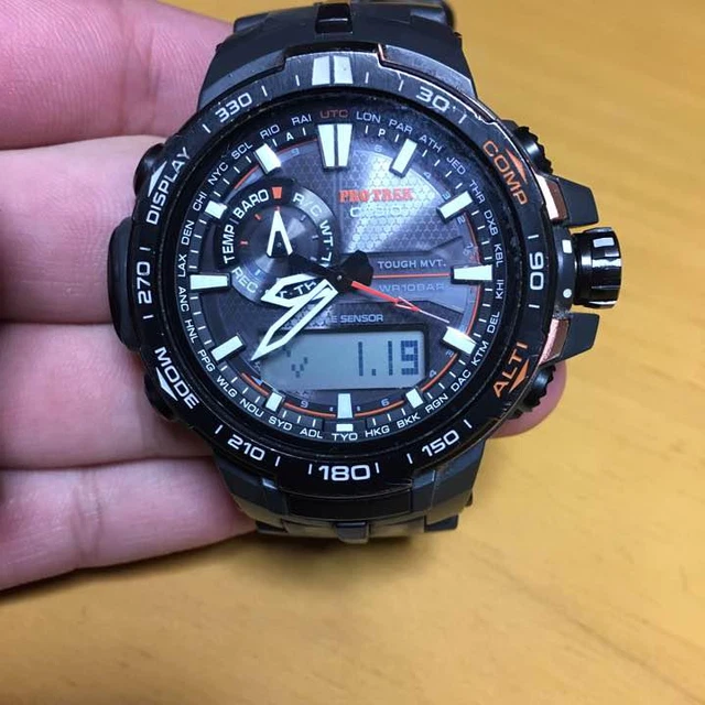 CASIO PROTREK TRIPLE Sensor Tough Solar £168.87 - PicClick UK