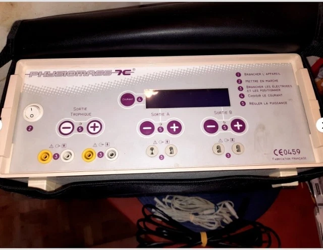 PHYSIOMASS MODÈLE 7C appareil pour physio-électro-thérapie accessoires ...