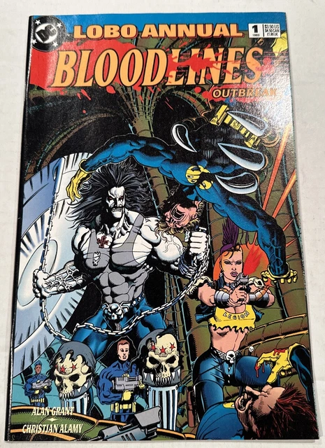 LOBO ANNUAL #1 (1993) DC COMICS BLOODLINES ! 1ère APPARENCE DU ...