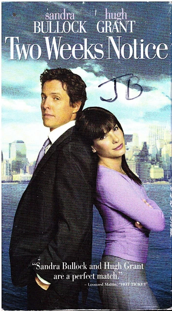 TWO WEEKS NOTICE- Hugh Grant, Sandra Bullock- Classic Romantic Comedy ...