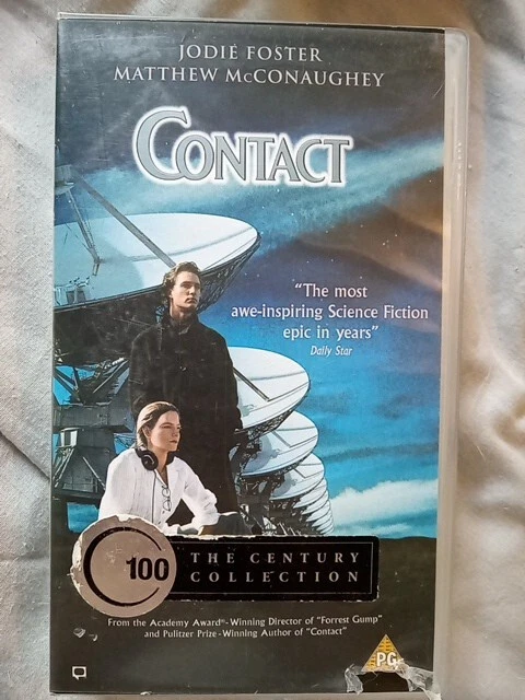 CONTACT (VHS 1998) Matthew Mcconaughey - Jodie Foster - £8.52 - PicClick UK