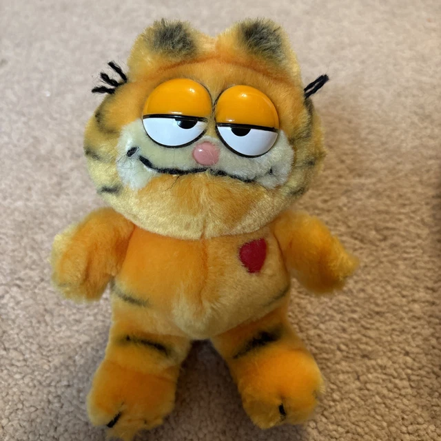 VINTAGE 1981 GARFIELD Heart Soft Plush Toy Fun Farms by Dakin - 7 ...