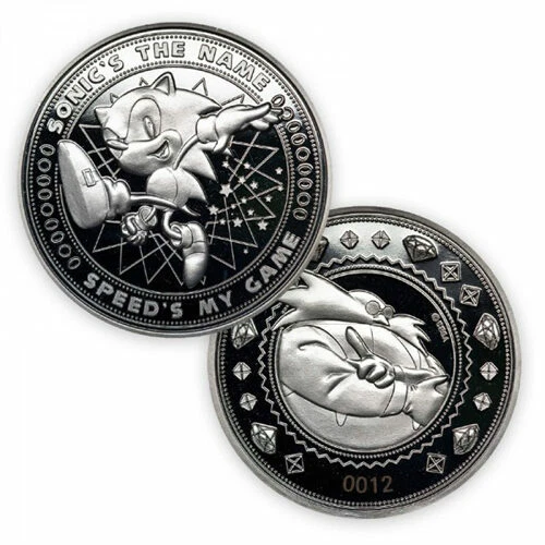 SONIC THE HEDGEHOG Limited Edition Collectors Coin (Silver) £17.99 ...