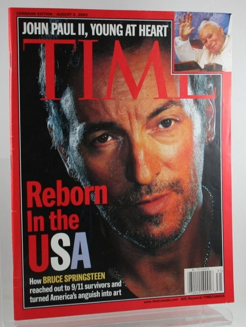 TIME MAGAZINE BRUCE Springsteen 9/11 John Paul II Vin Diesel Arabie ...