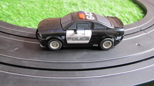 HORNBY MICRO SCALEXTRIC Transformers Barricade Police Car, Black ...