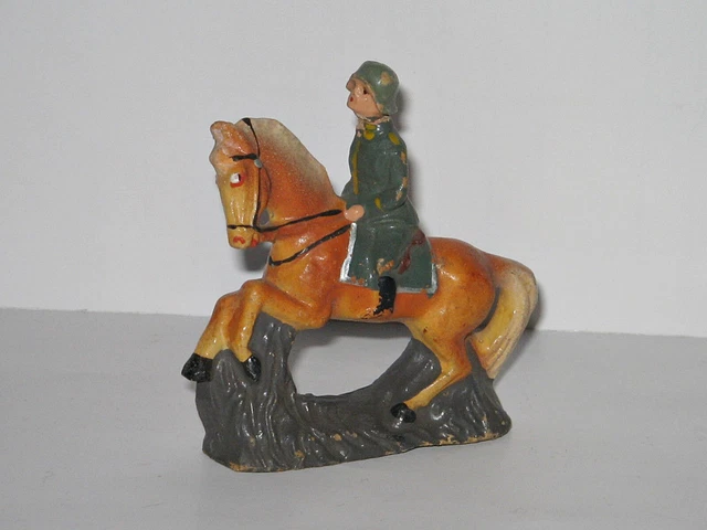 ALTE MASSEFIGUR SOLDAT zu Pferd ~ Kavallerie Reichswehr Wehrmacht II. WK EUR 24,00 - PicClick DE