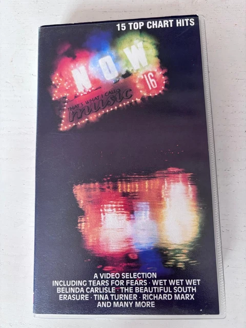 NOW THAT'S WHAT i call Music 16 VHS VIDEO £10.53 - PicClick UK