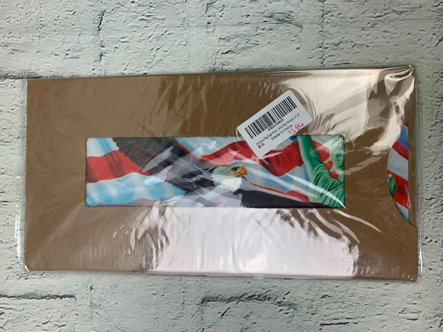 LICENSE PLATE AMERICAN Flag Bald Eagle Aluminum Metal Car Tag USA $33. ...