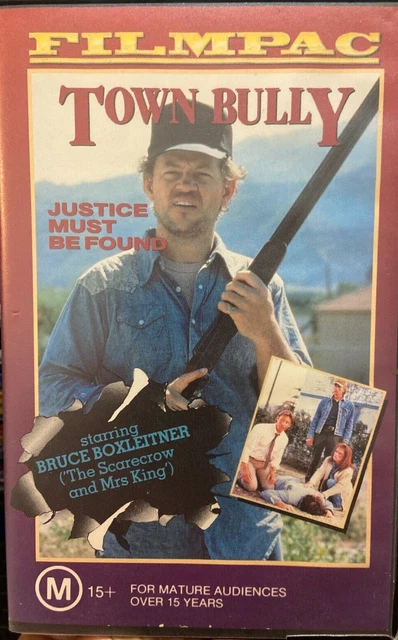 THE TOWN BULLY VHS VIDEO TAPE (80s / 1988 Bruce Boxleitner drama movie ...