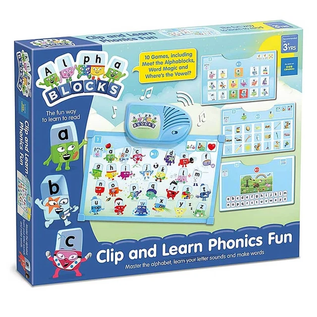 ALPHABLOCKS - CLIP & Learn Phonics Fun, Kids Reading Activity Game ...