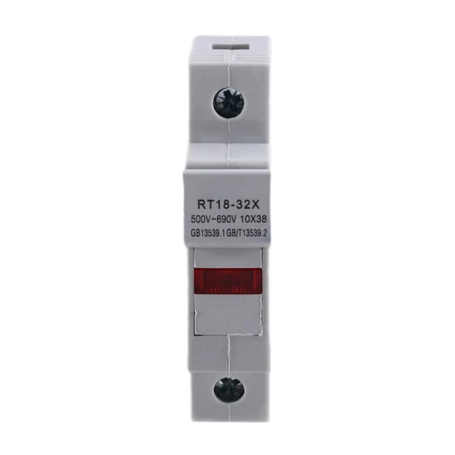 RT18-32X AC 380V 32A 1 polig 10x38mm DIN-Schienenmontage Sicherungsfassung 8392 EUR 5,44 ...