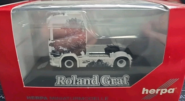 HERPA 111089 H0,1:87 Scania CS 20 HD Solo-Zugmaschine "Roland Graf ...