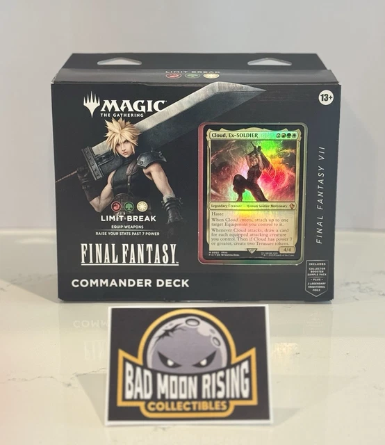 MAGIC THE GATHERING Final Fantasy Commander Deck Limit Break English ...