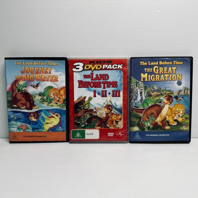 THE LAND BEFORE Time 1 3 4 5 DVD Bundle Lot Region 2 4 PAL Children's ...